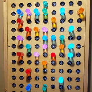 Wall-mountable Giant Bright Light Peg Board - A Jumbo-sized Take on a ...