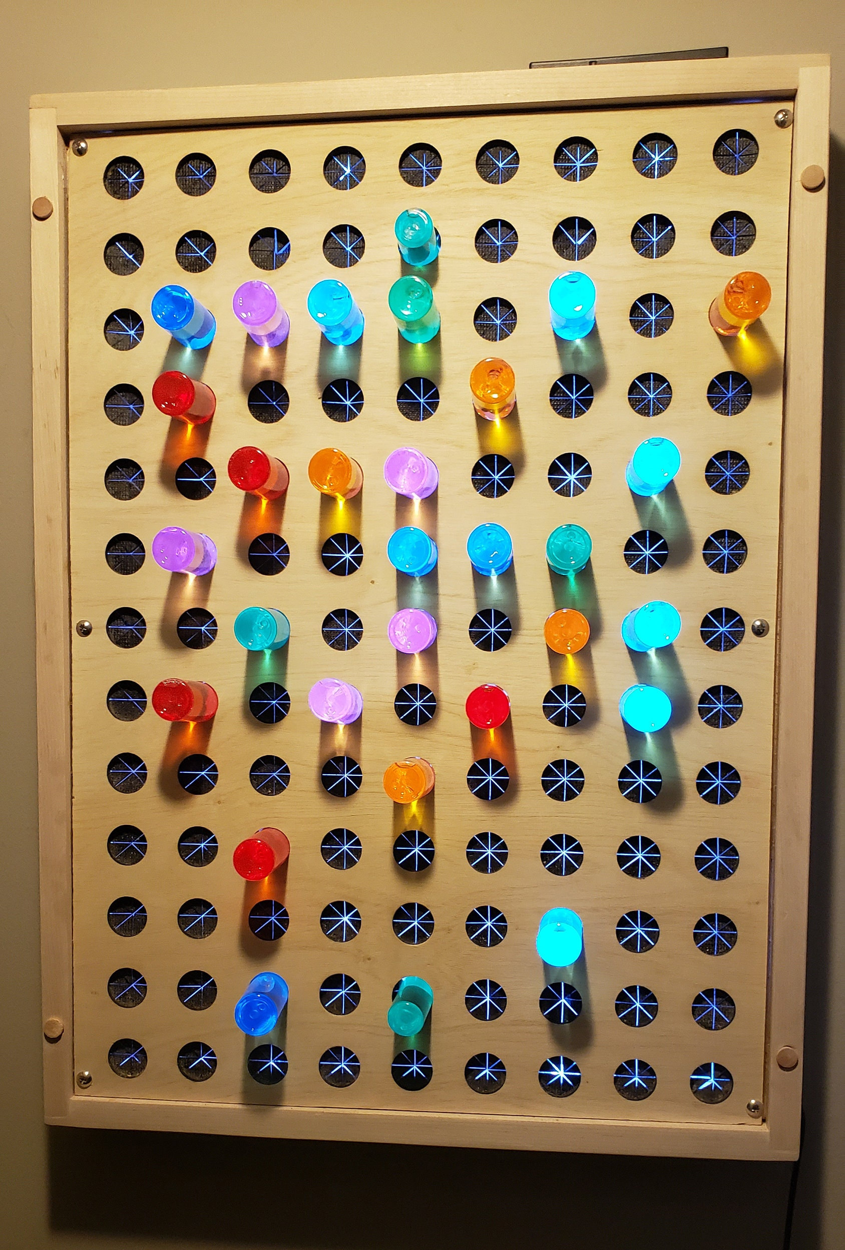Giant Light Peg Board | Giant Bright Led Light | Electronic Birthday ...