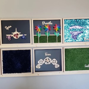 DIY Sensory Wall With 10 Unique Sensory Wall Panels, Sensory Panels for ...