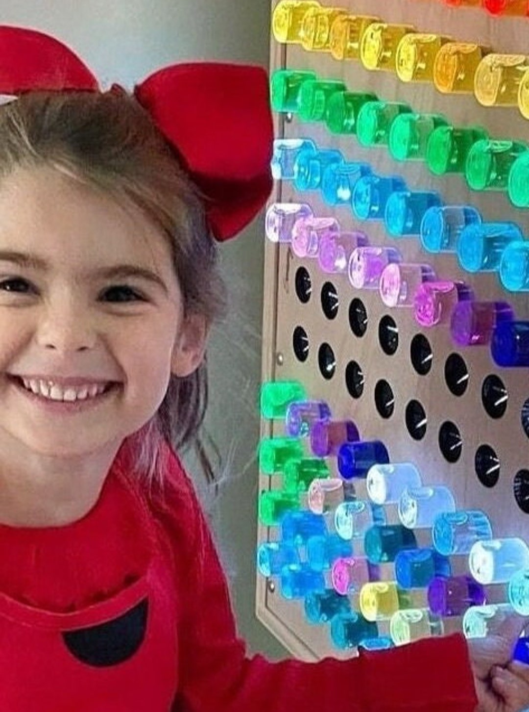 Wall-mountable Giant Bright Light LED Peg Board, Enchanting Giant Light ...