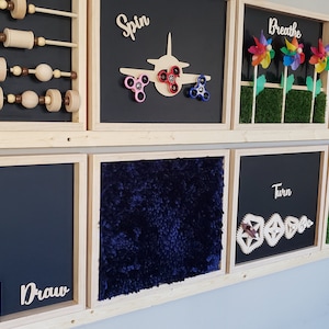 DIY Sensory Wall With 10 Unique Sensory Wall Panels, Sensory Panels for ...