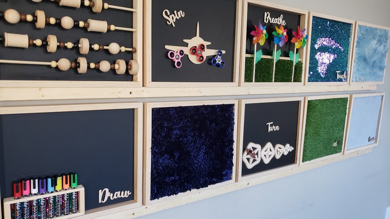 DIY Sensory Wall With 10 Unique Sensory Wall Panels, Sensory Panels for ...