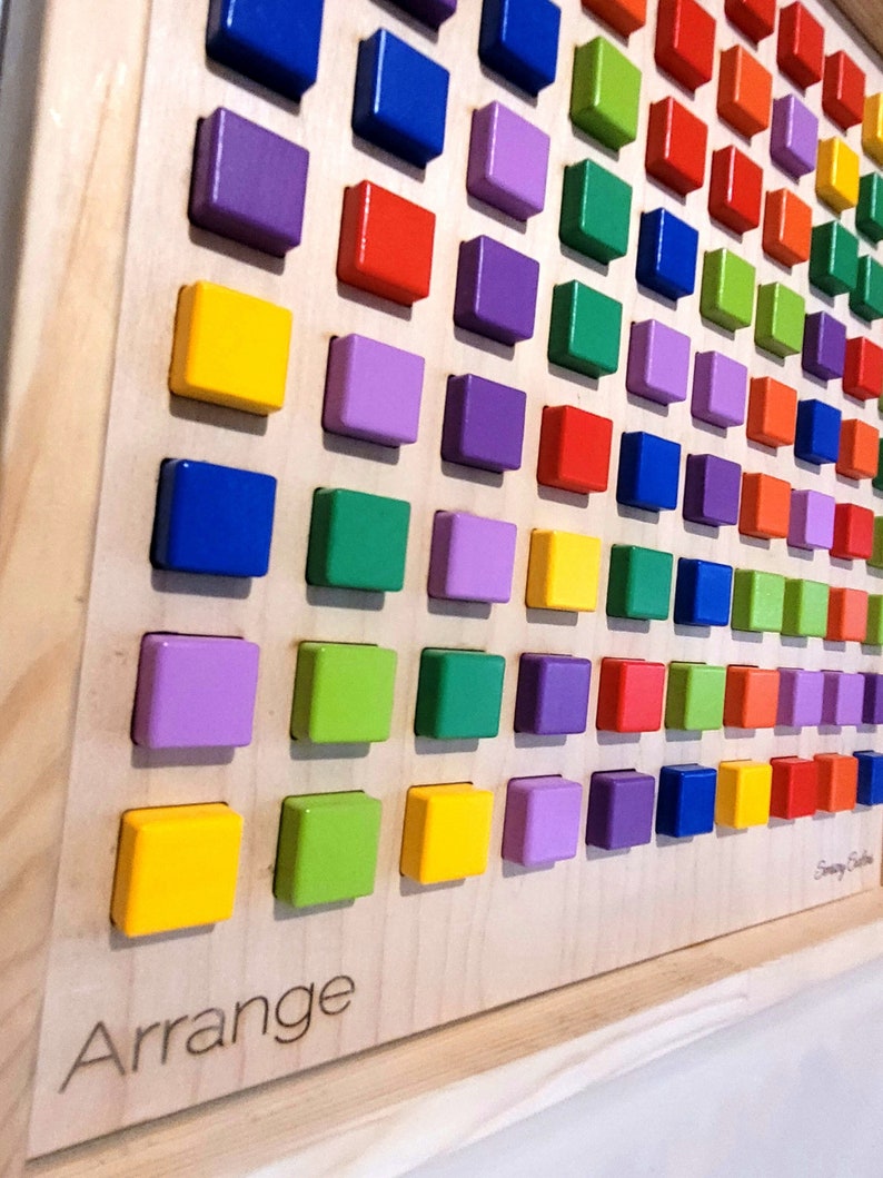 ARRANGE Sensory Board – Visual and Tactile Activity for Kids and Adults ...