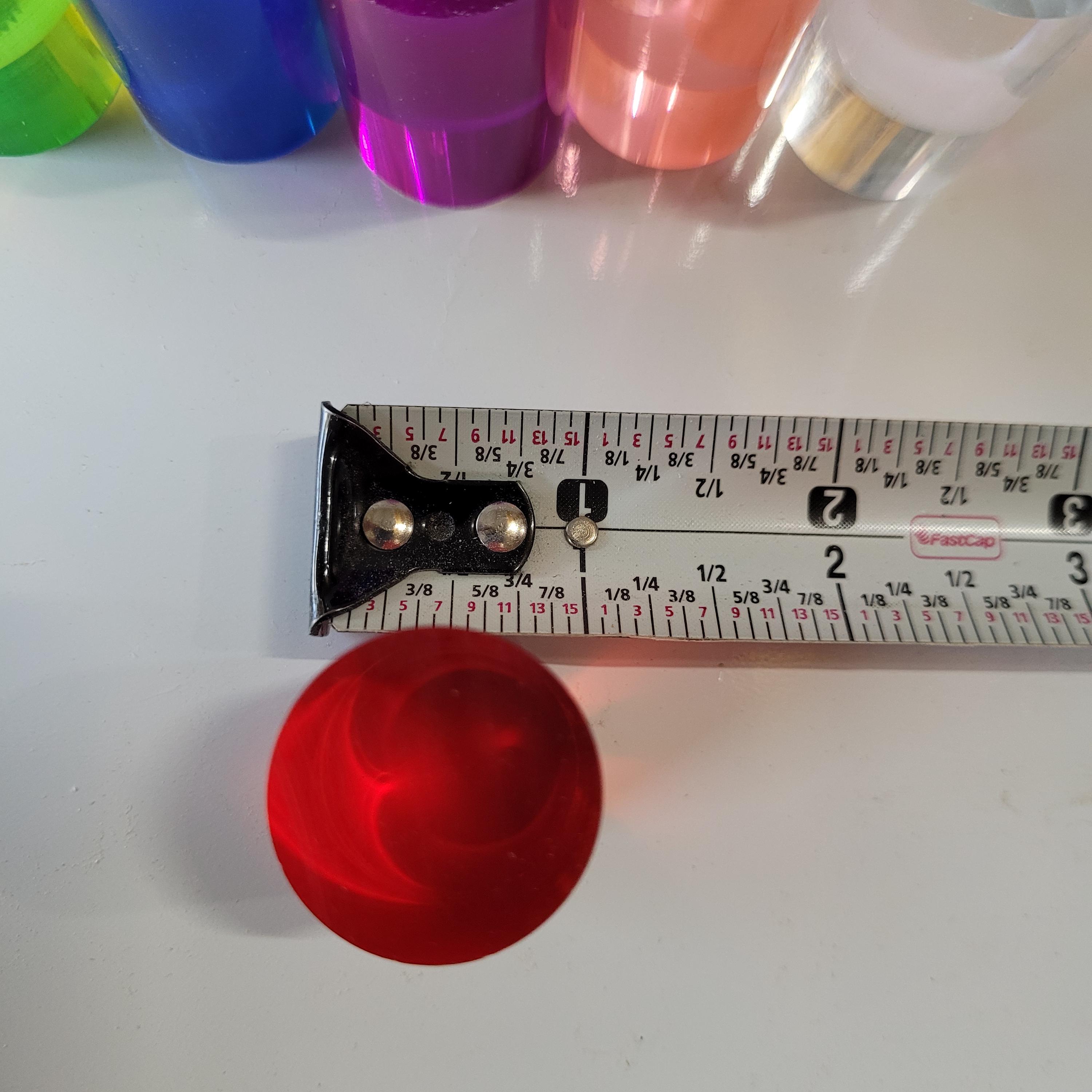 Acrylic Pegs Pack – Colorful Fun! 1" Diameter (multiple Lengths ...