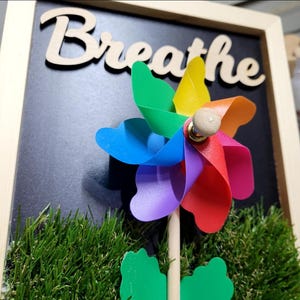 Mini Sensory Board - "breathe" Pinwheels Perfect for Montesorri, Autism ...