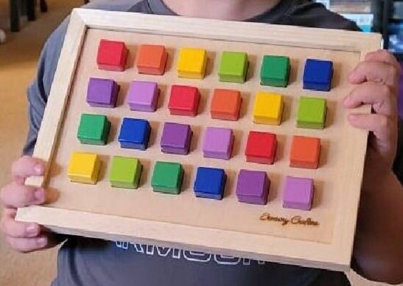 ARRANGE Sensory Board – Visual and Tactile Activity for Kids and Adults ...