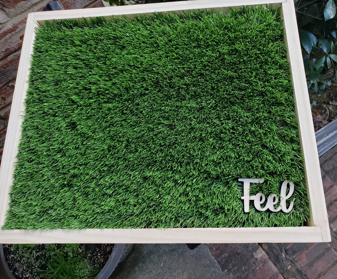 Grassy "feel" Sensory Board | Tactile Panel | Adult Child | Meditation ...