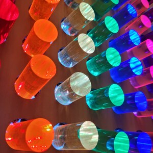 Giant Bright LED Light Peg Board With DIY Colored Light Pegs Sensory ...