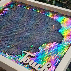 Rainbow Sequin Drawing Board, Rainbow Reversible Sequin Board, Mermaid ...