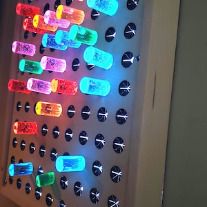 Sensory Light Peg Board Giant Bright Lite Peg Board With Giant Colored ...