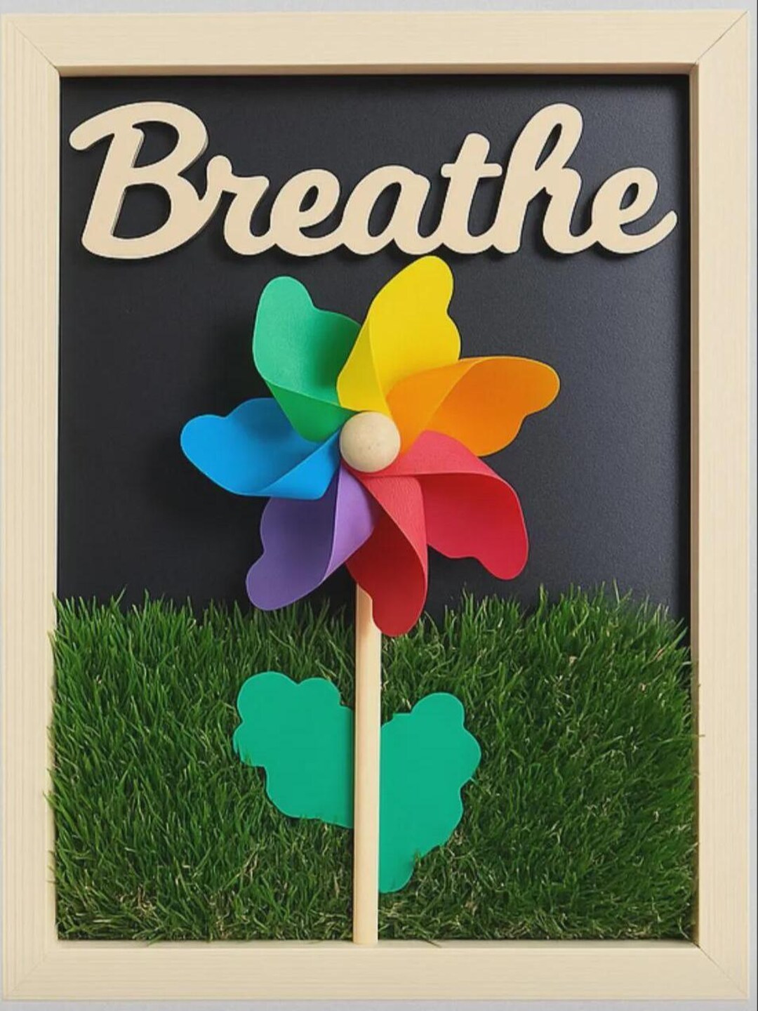 Mini Sensory Board - "breathe" Pinwheels Perfect for Montesorri, Autism ...