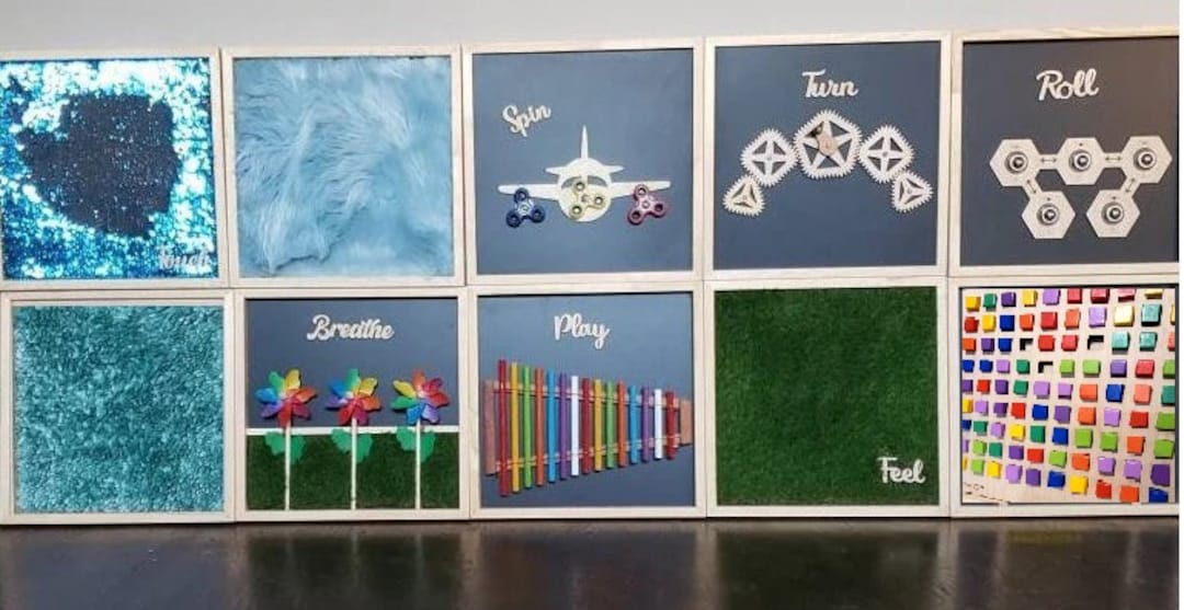 Sensory Wall 25 Sensory Board Set custom. Sensory Wall Panels, Sensory ...
