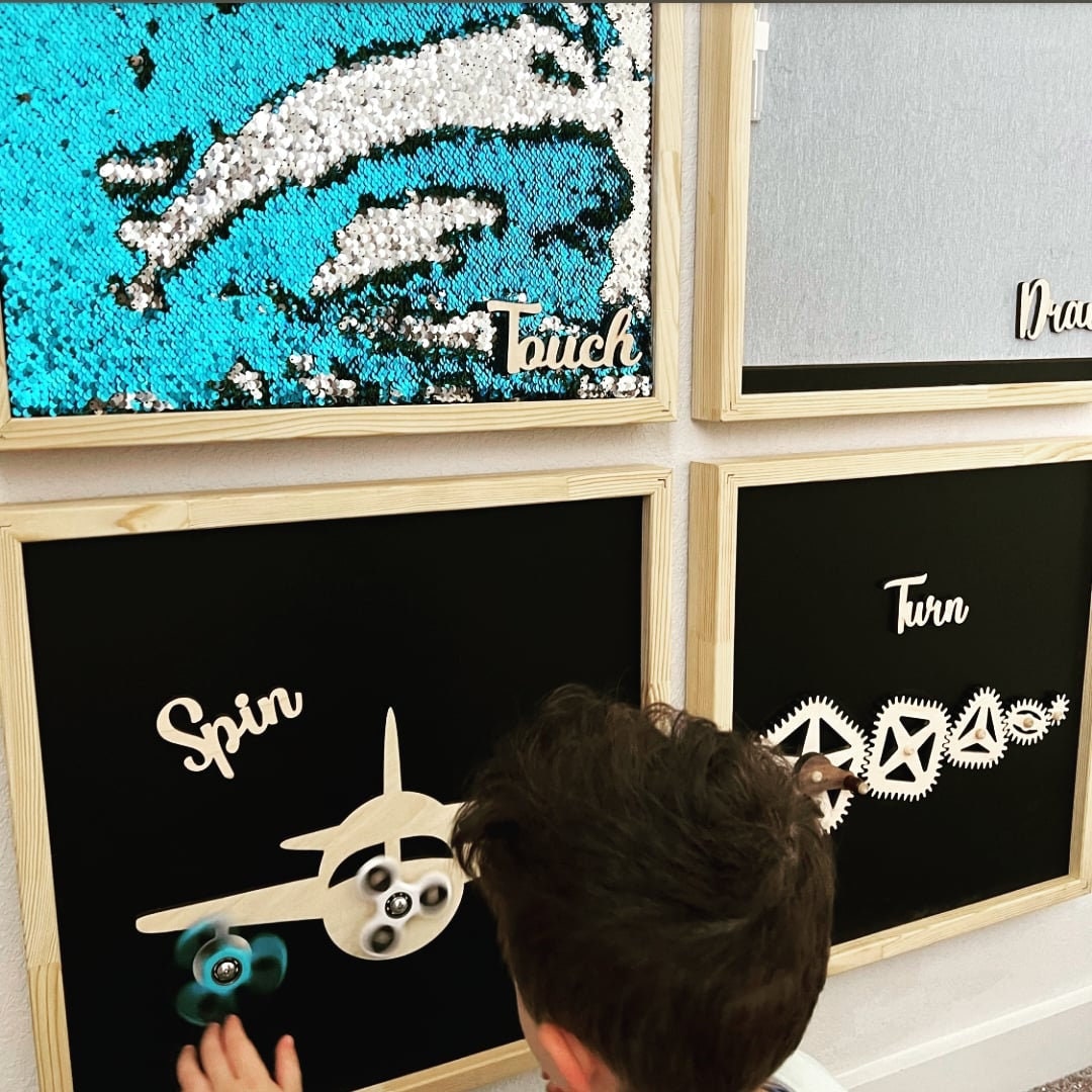 Autism Activity Wall Interactive Panel for Autistic Adults and Sensory ...