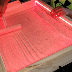 LED Light Sand Tray Color-changing LED Lighting With Remote and ...