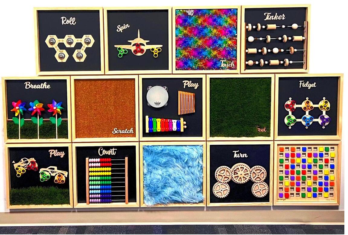 27 Board Sensory Wall Set, Large Sensory Wall Panels, Classroom Therapy ...
