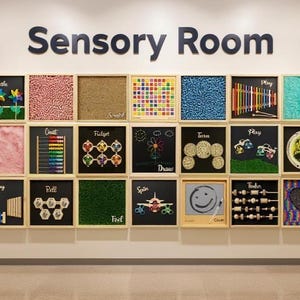 Modular Sensory Wall Set for Schools & Therapy Rooms | 21 Busy Board ...