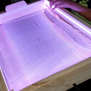 LED Light Sand Tray Color-changing LED Lighting With Remote (sandtray ...