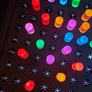 Wall-mountable Giant Bright Light Peg Board - A Jumbo-sized Take on a ...