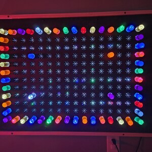 Giant Light Peg Board With Remote - Sensory Wall Toy for Kids & Adults ...
