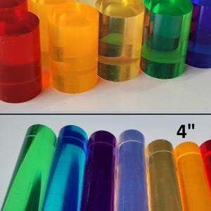 Acrylic Pegs for Light Pegboards: 120-pack Sensory STEM Accessory - Etsy