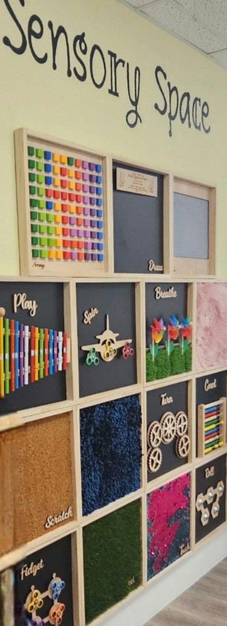 Sensory Wall Panels Set – 15-piece Sensory Boards for Kids | Autism ...