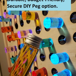 Large Wall-mount Giant Bright Lite Peg Board With Giant Colored Light ...