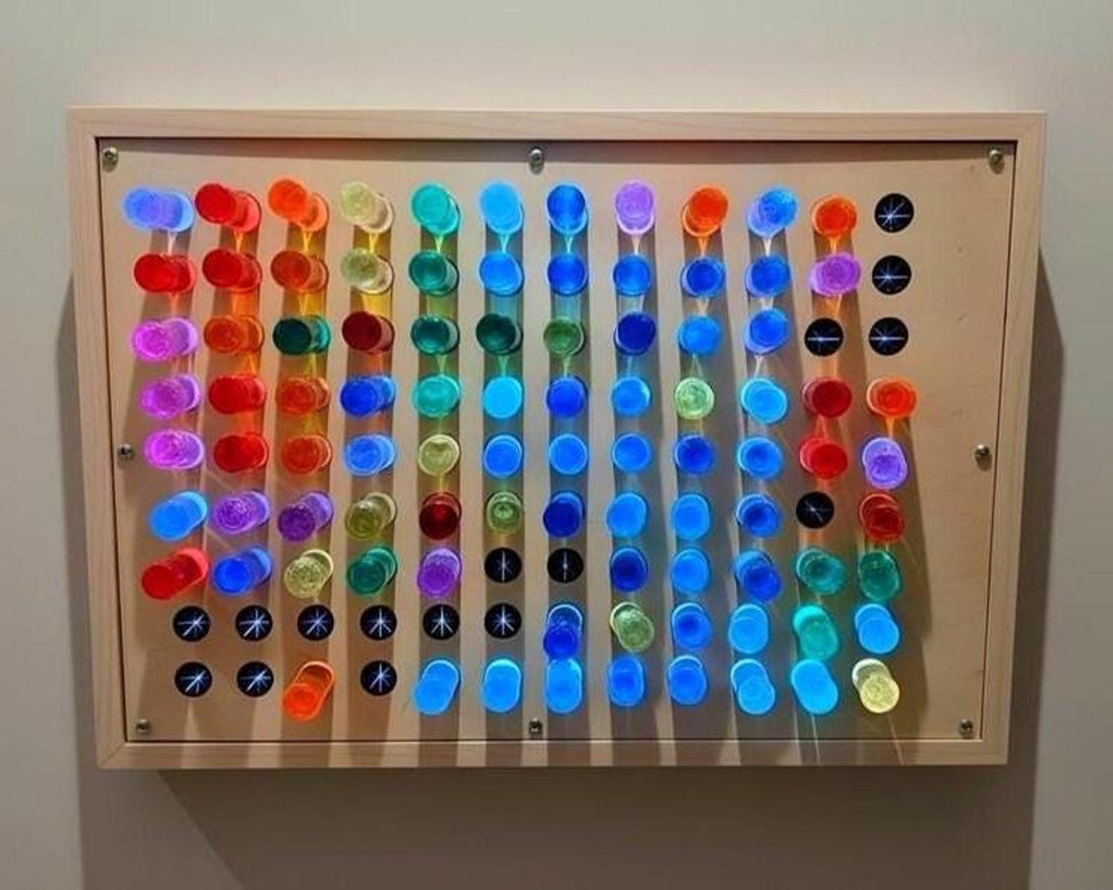 Sensory Light Peg Board Giant Bright Lite Peg Board With Giant Colored ...