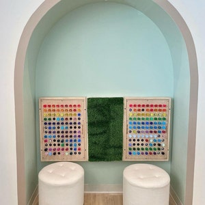 Wall-mountable Giant Bright Light LED Peg Board, Enchanting Giant Light ...