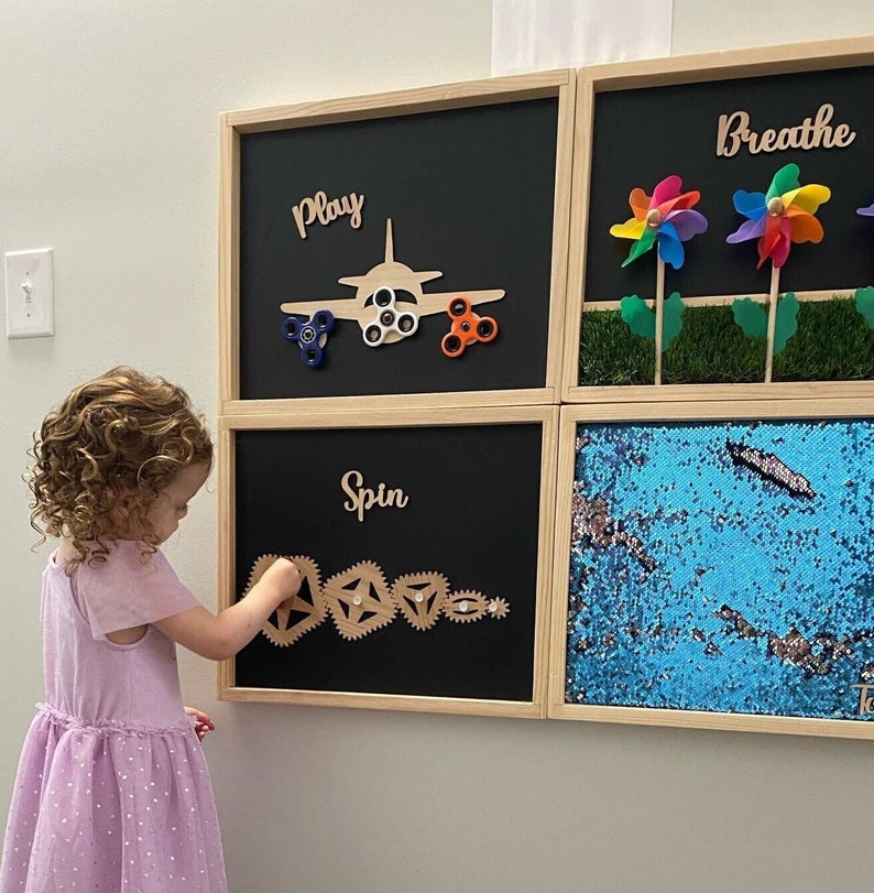 Beautiful Sensory Boards Wall-mounted / Sensory Panels- (autism ...