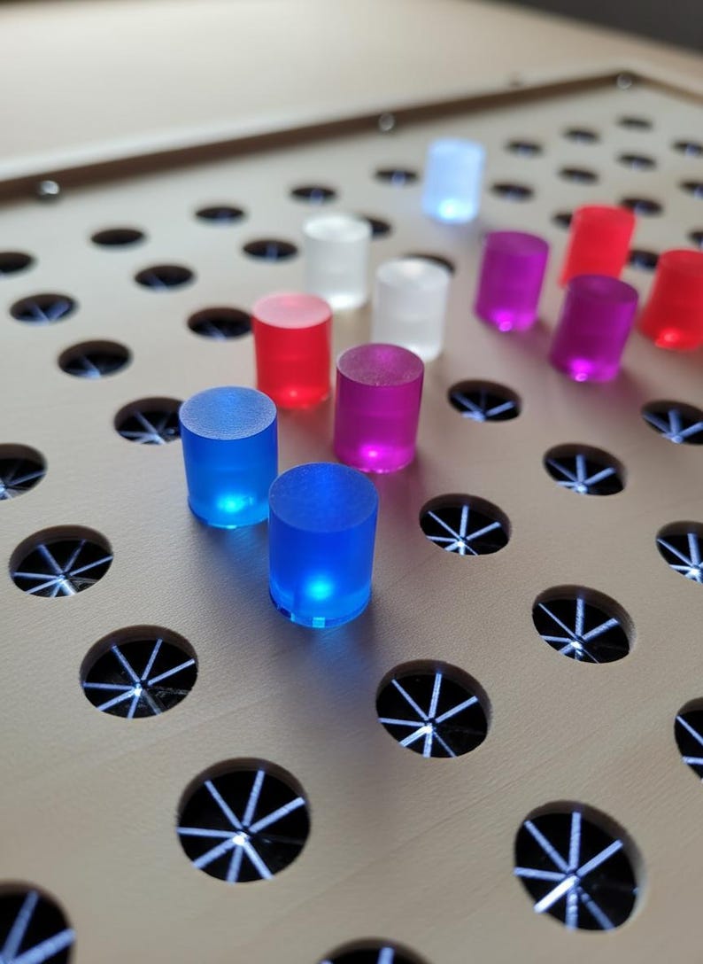 Wall-mount Giant Bright Lite Peg Board With Giant Colored Light Pegs ...