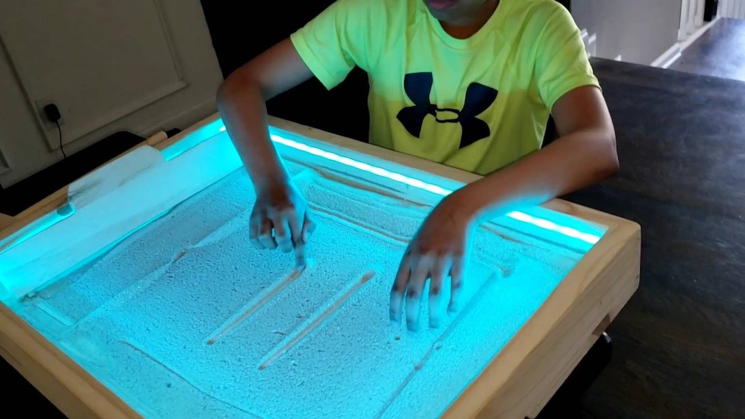 LED Light Sand Tray Color-changing LED Lighting With Remote (sandtray ...