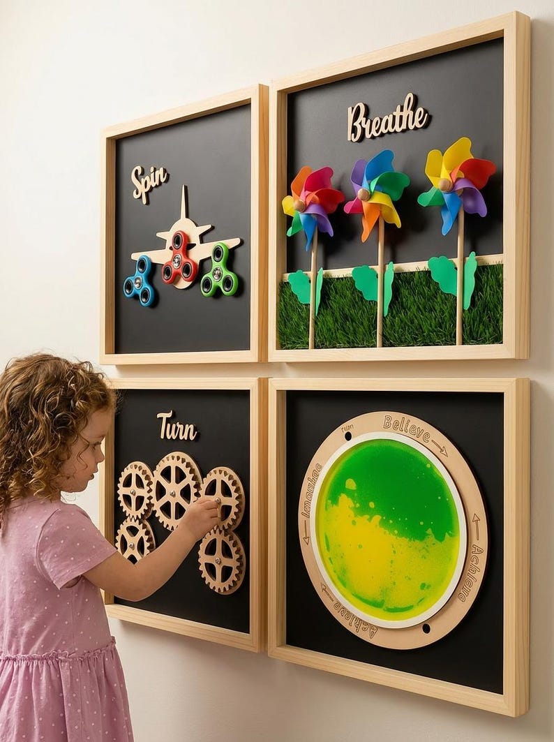 Liquid Motion Sensory Wall Panel | Visual Calm Activity Board | Cause ...