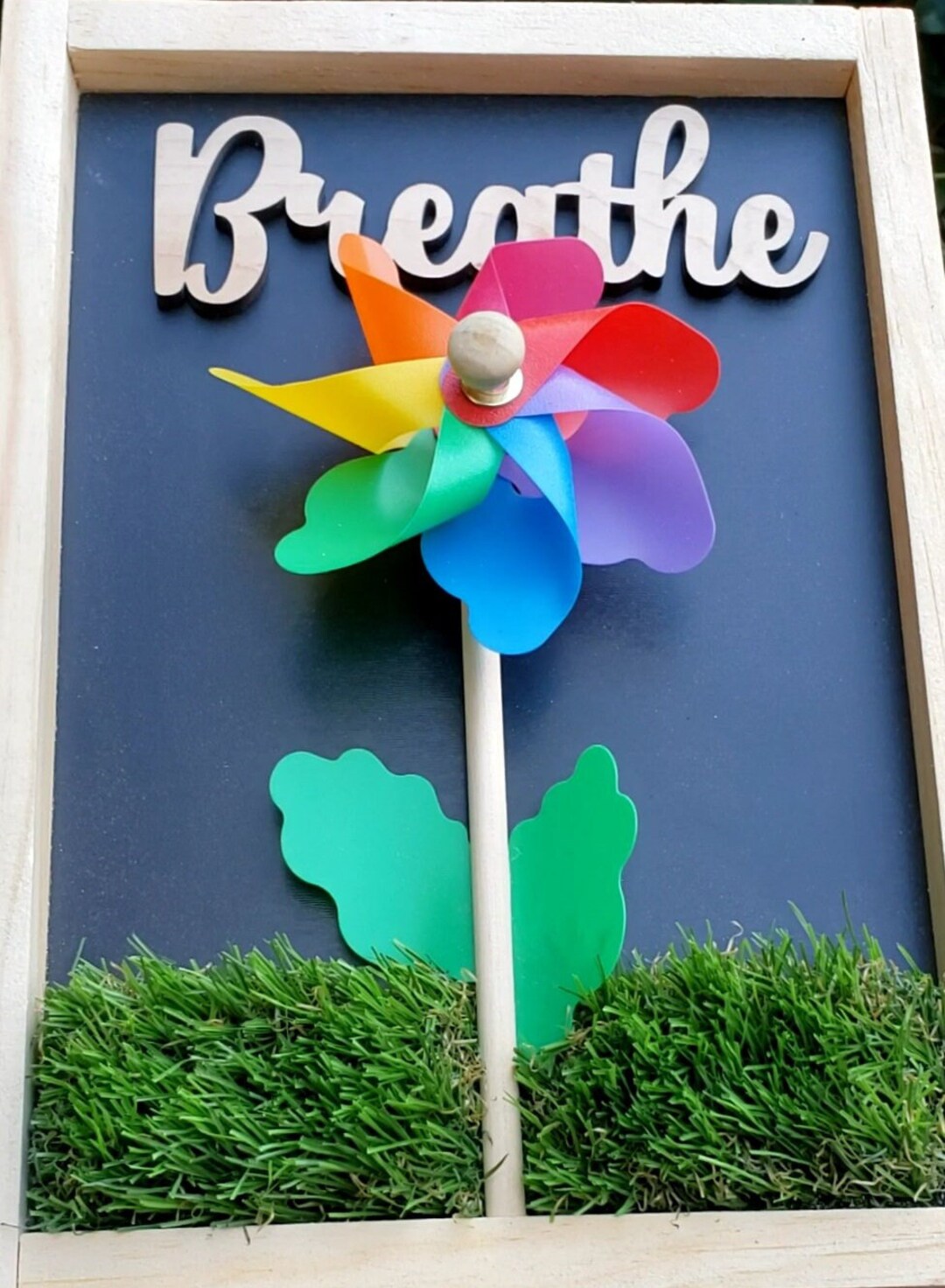 Mini Sensory Board - "breathe" Pinwheels Perfect for Montesorri, Autism ...
