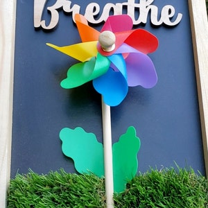 Mini Sensory Board - "breathe" Pinwheels Perfect for Montesorri, Autism ...
