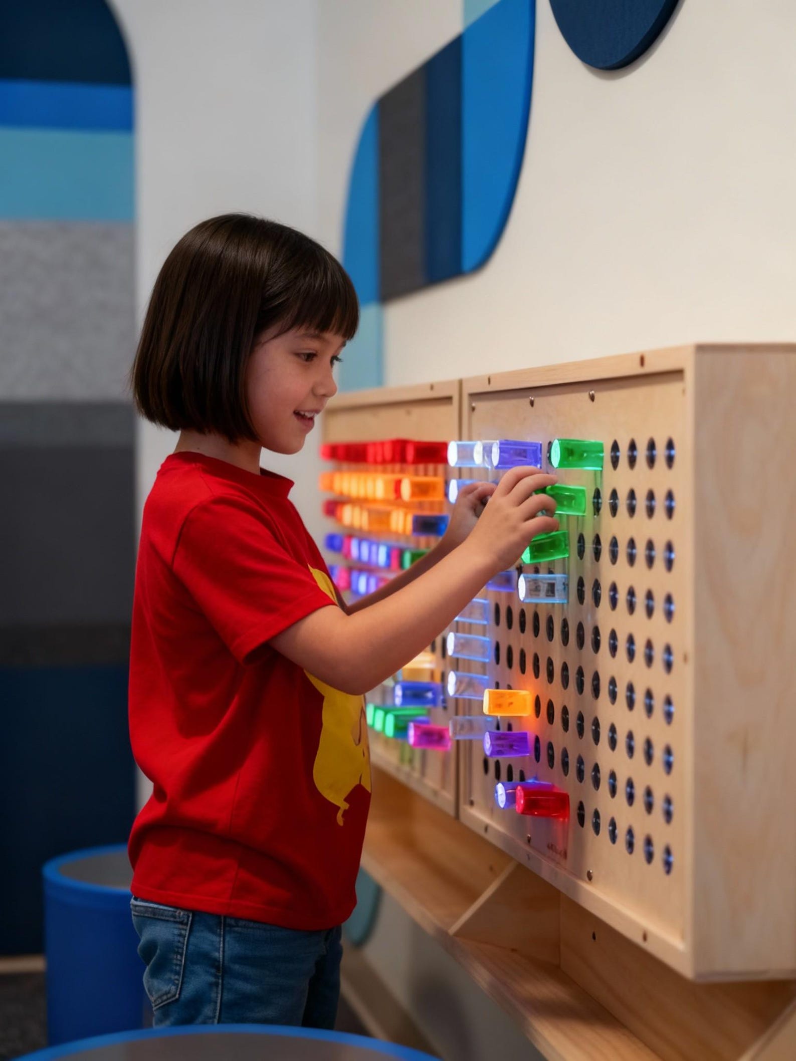 Wall-mountable Giant Light Peg Board - A Jumbo-sized Take on a Classic ...