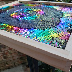 Rainbow Sequin Drawing Board, Rainbow Reversible Sequin Board, Mermaid ...