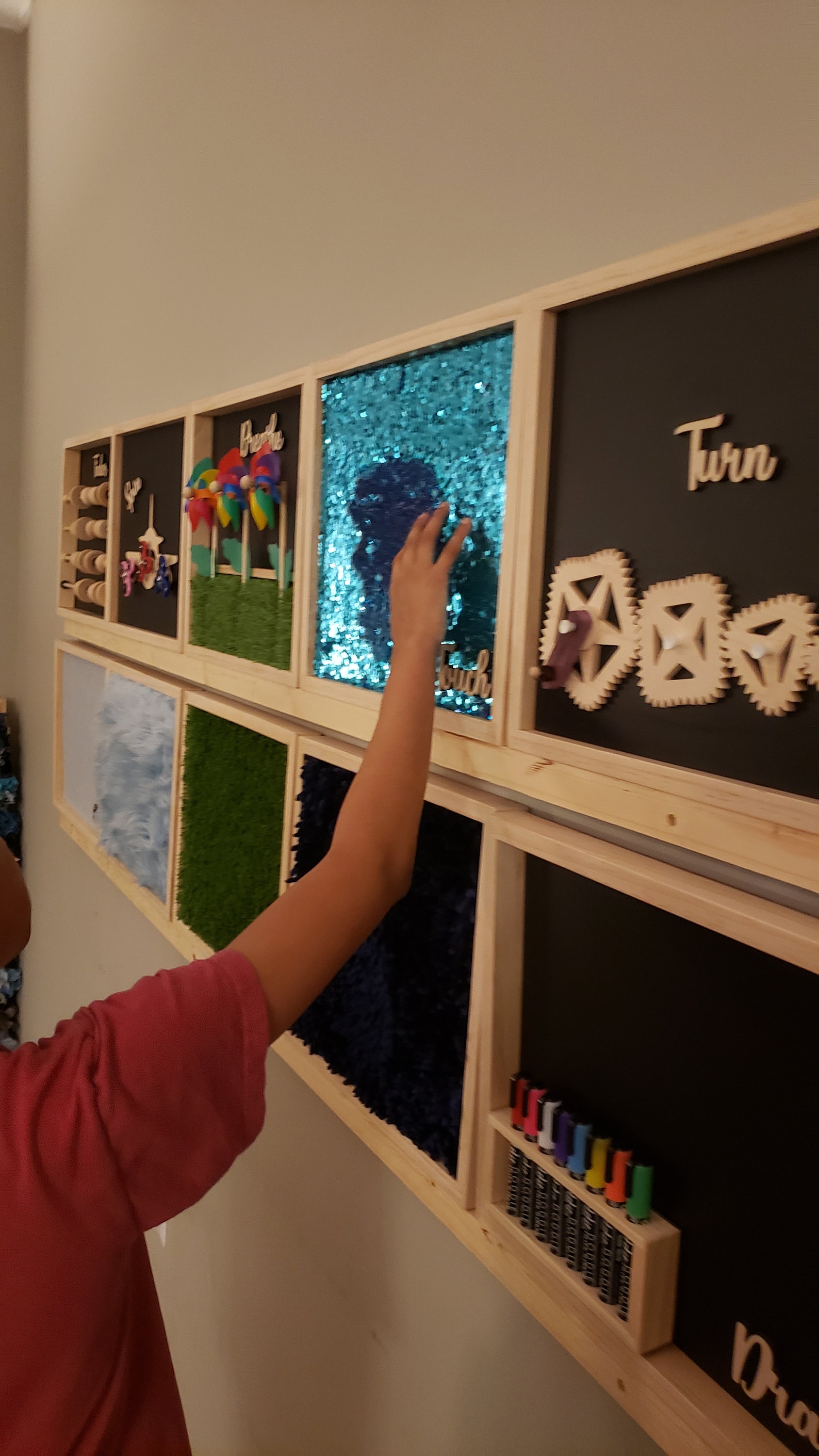 DIY Sensory Wall With 10 Unique Sensory Wall Panels, Sensory Panels for ...
