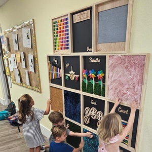 15 Panel Sensory Wall Wall-mounted Activity Boards ABA Therapy Toys for ...