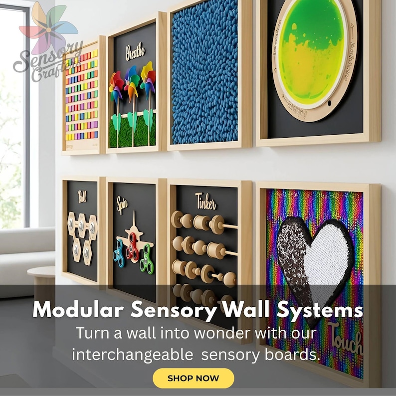 Wall-mountable Sensory Boards | Custom Interactive Sensory Wall Panels ...