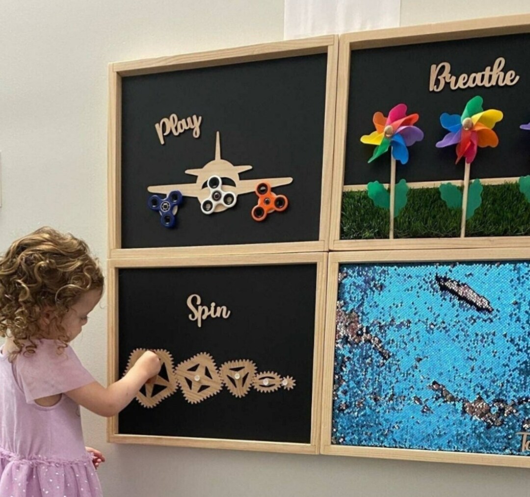 8 Wall Mountable Sensory Boards for Sensory Rooms Fidget Play Therapy ...