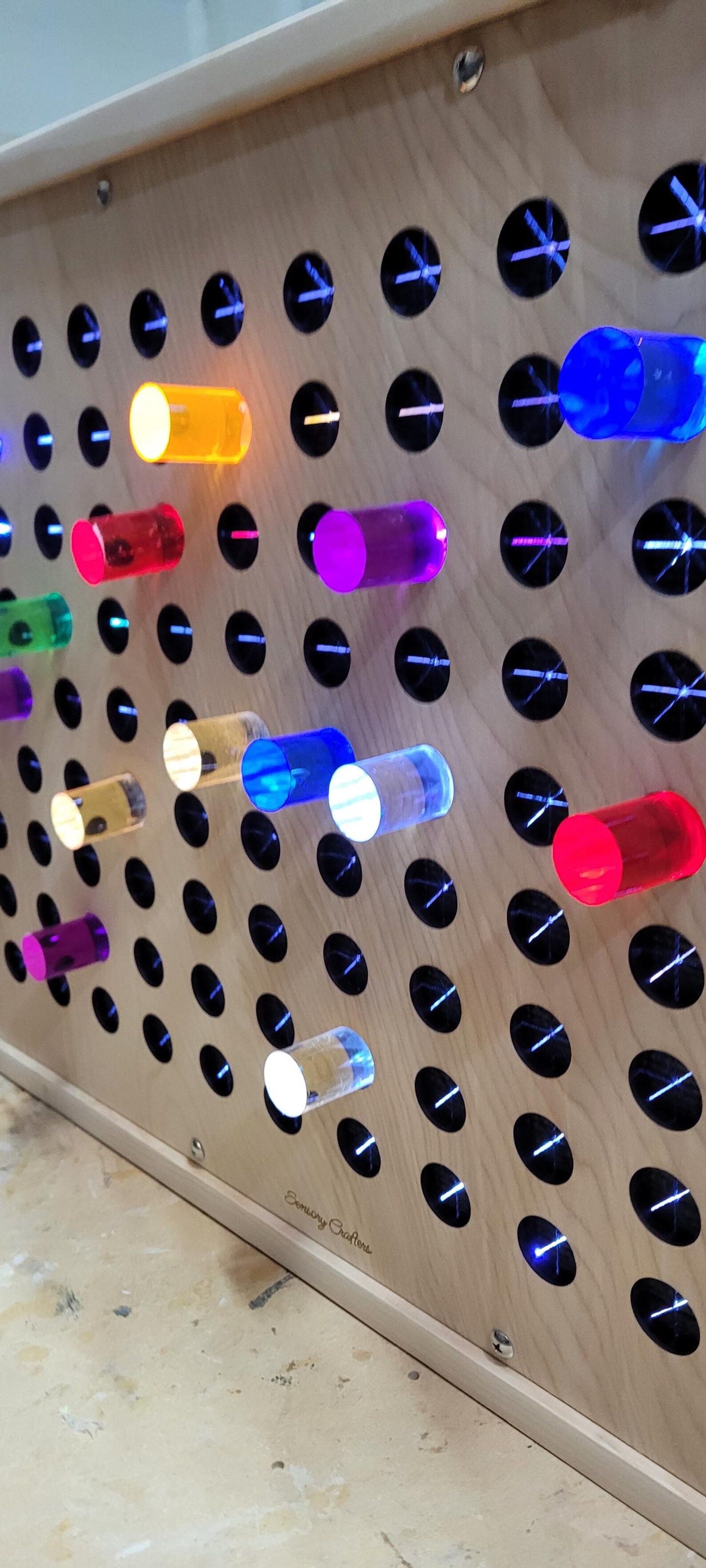 Giant Light Peg Board | Giant Bright Led Light | Electronic Birthday ...