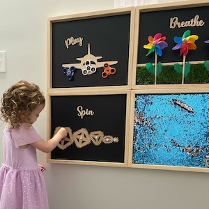 15 Panel Sensory Wall Wall-mounted Activity Boards ABA Therapy Toys for ...
