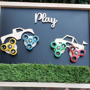 Monster Truck Customizable Sensory Board / Busy Board - Autism Toy ...