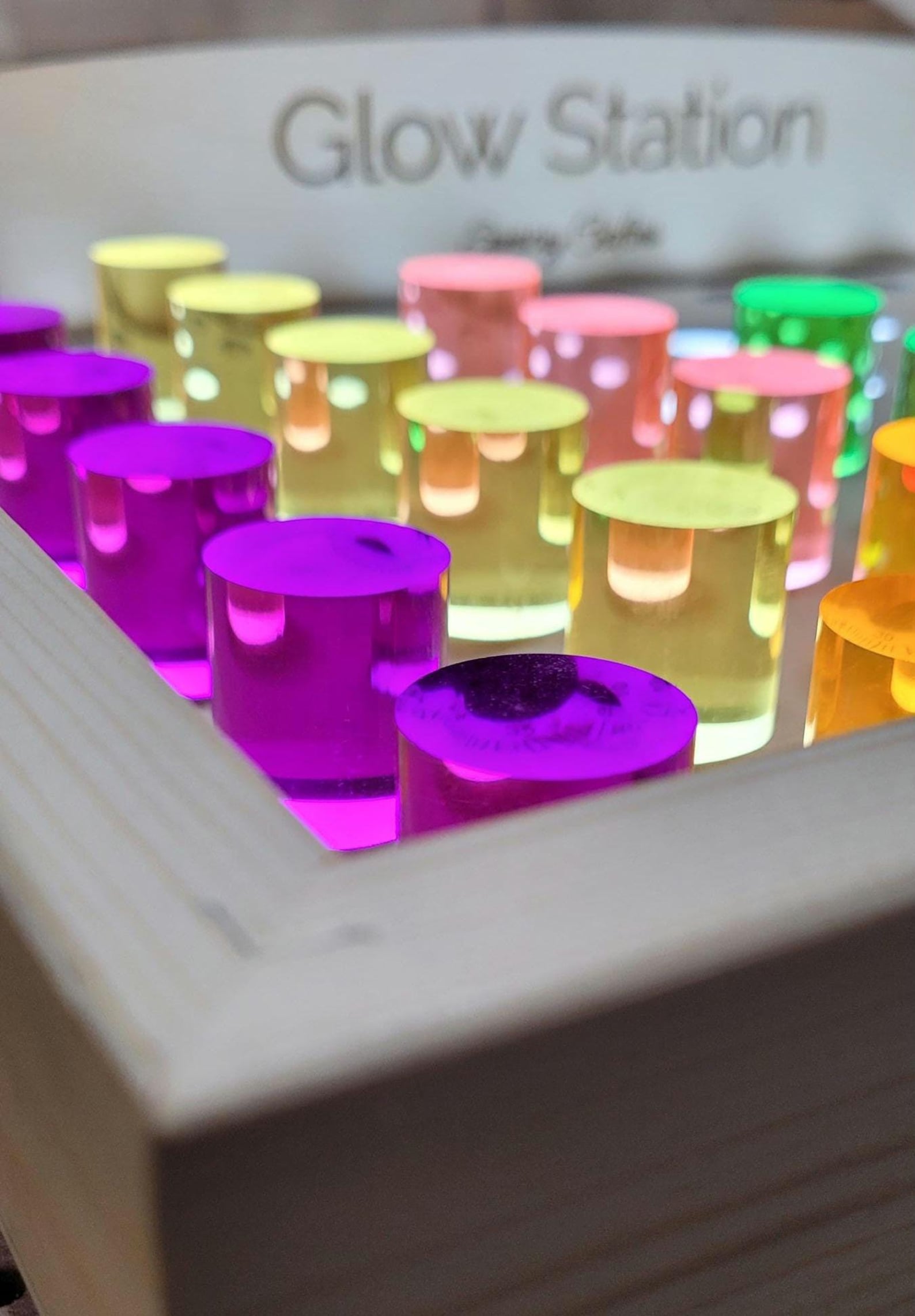 Sensory Glow Station LED Pegboard / Tabletop Light Box, Fits Most 16" X ...