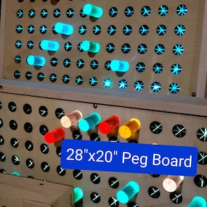 Wall-mountable Giant Light Peg Board - A Jumbo-sized Take on a Classic ...