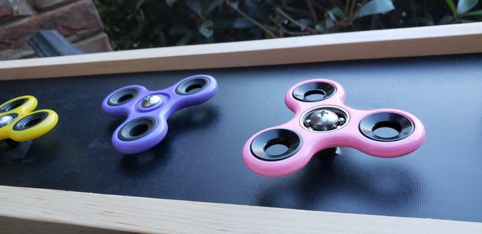 Fidget Spinner Sensory Board for Kids and Adults – Wooden Activity ...