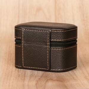 Leather Single Watch Case - Watch Roll for Men, Handmade Watch Roll ...