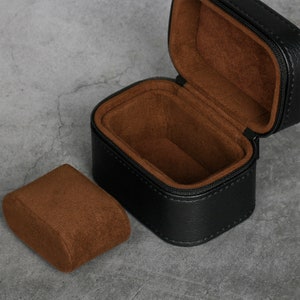 Leather Single Watch Case - Watch Roll for Men, Handmade Watch Roll ...