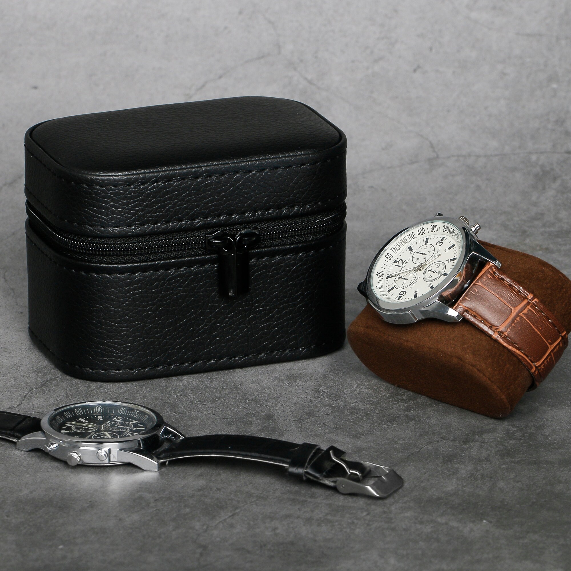 Leather Single Watch Case Watch Roll for Men Handmade Watch - Etsy