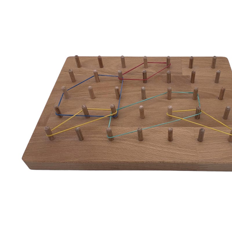 Wood Geoboard - Etsy